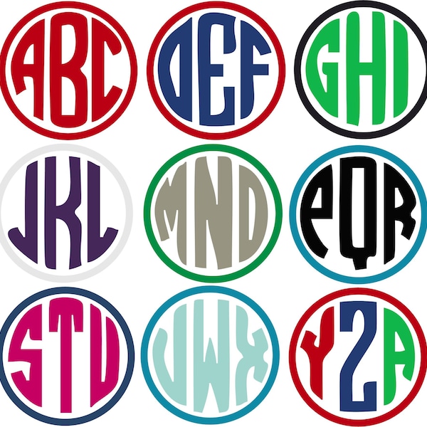 Iron on Monograms - Etsy