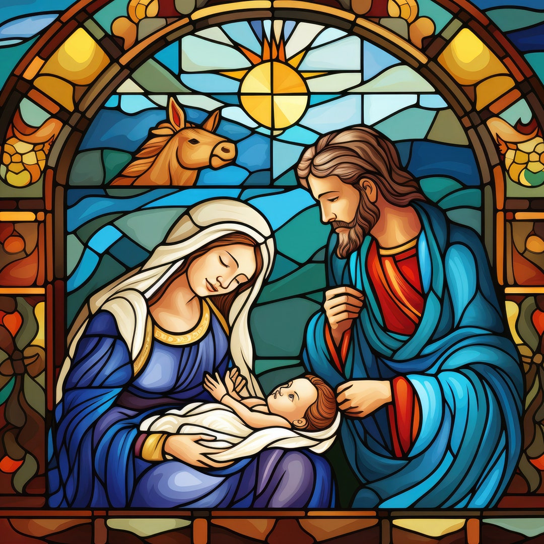 Christmas Nativity Reusible Holiday Window Decoration - Etsy