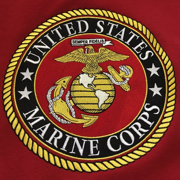 Usmc Embroidery Logo - Etsy