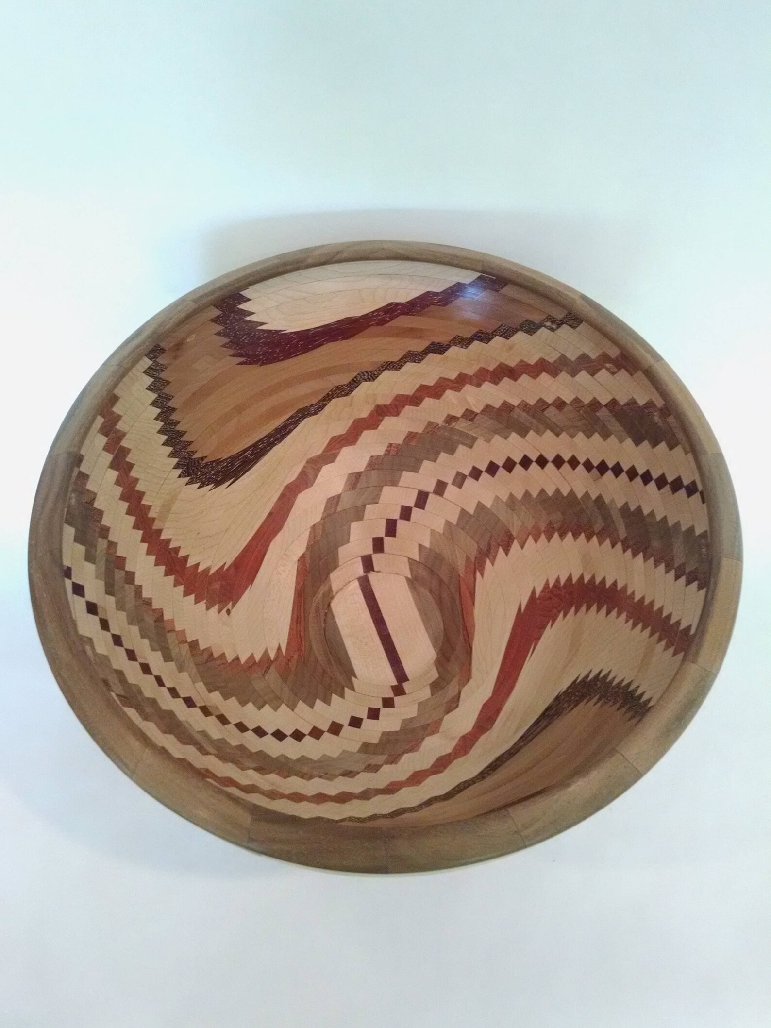 Segmented Dizzy or Vortex Bowl, Multiple Hardwoods - Etsy