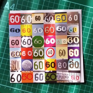 60th Birthday Card - Etsy