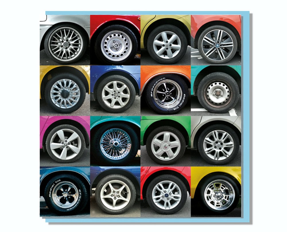 Cars Male Birthday Card Wheels | Etsy