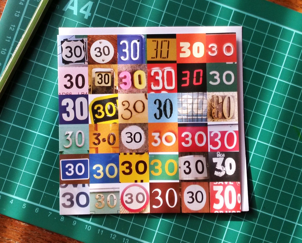 30th Birthday Card | Etsy