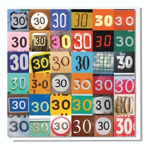 30th Birthday Card - Etsy