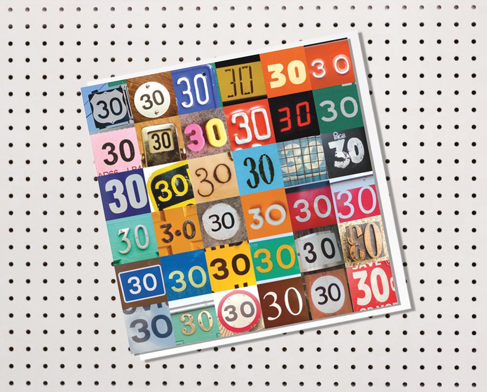 30th Birthday Card | Etsy