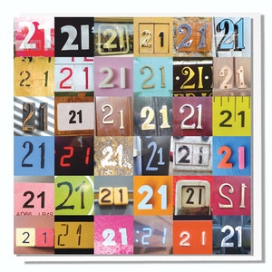 21st Birthday Card - Etsy