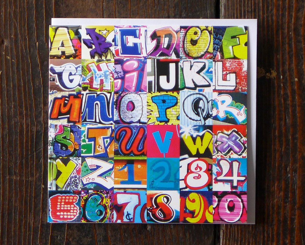 ABC Birthday Card | Etsy