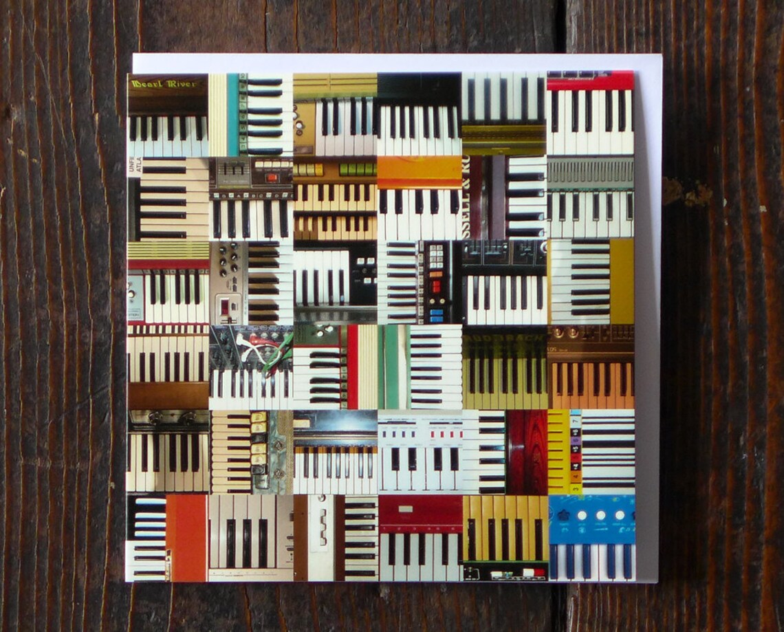 Keyboards Card for Musician - Etsy UK