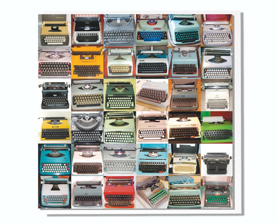 Vintage Card Typewriters - Etsy