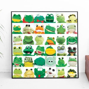 Frogs | Frog Digital Art | High Quality Printable Poster | Downloadable ...