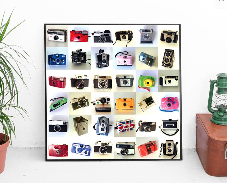 Cameras Photography Digital Art Poster Art Downloadable - Etsy