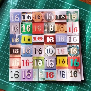 16th Birthday Card - Etsy