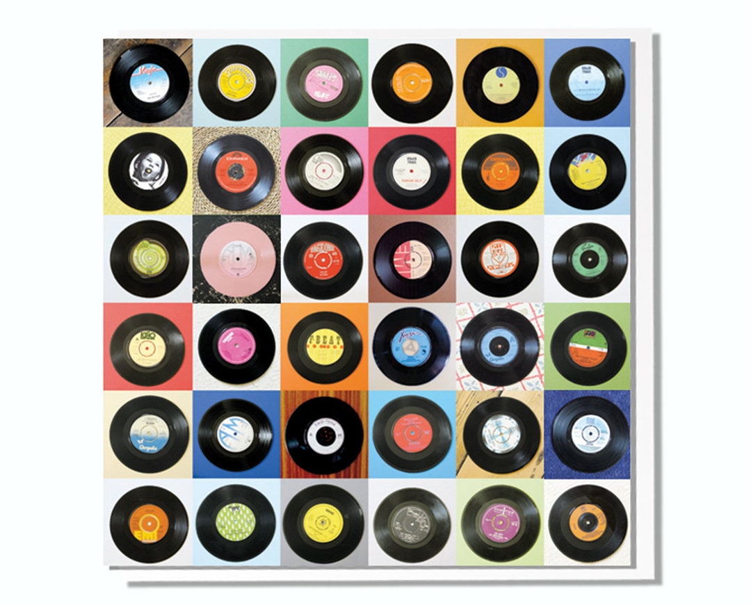 Vinyl Record Lovers Card - Etsy UK