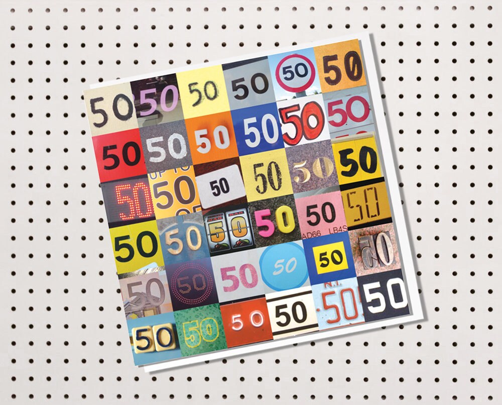 50th Birthday Card | Etsy