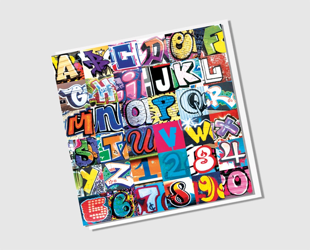 ABC Birthday Card | Etsy