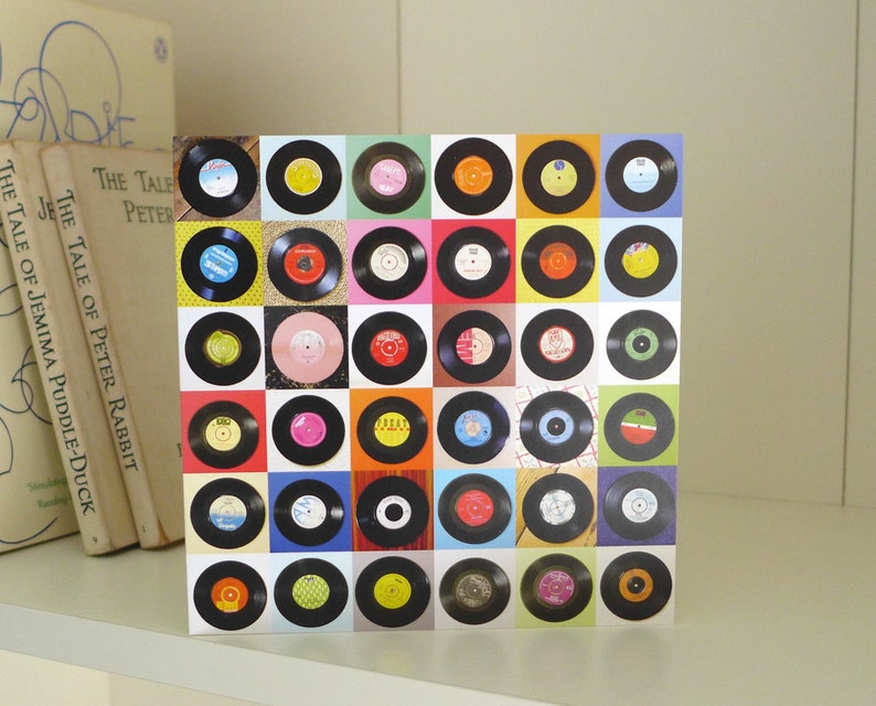Vinyl Record Lovers Card | Etsy