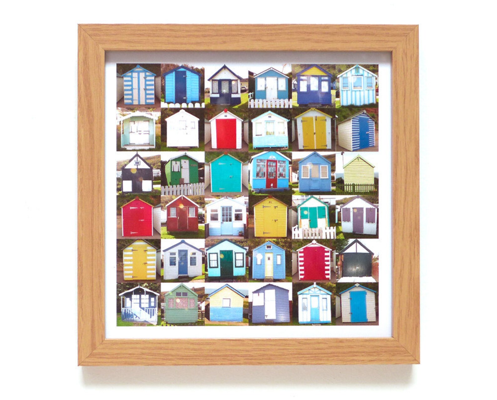 Beach Huts Holiday Chalet Wall Art Printable Poster - Etsy