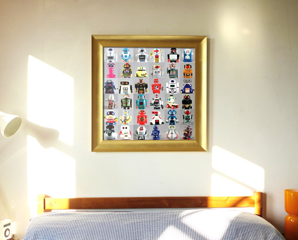 Robots Robot Digital Art High Quality Printable Poster - Etsy UK