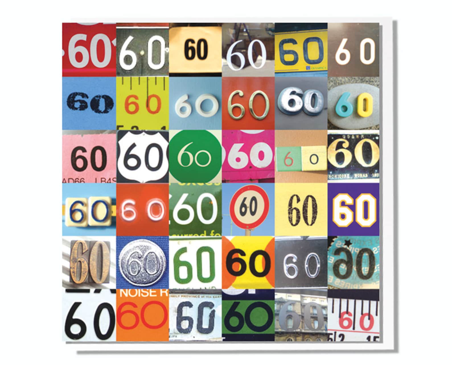 60th Birthday Card - Etsy