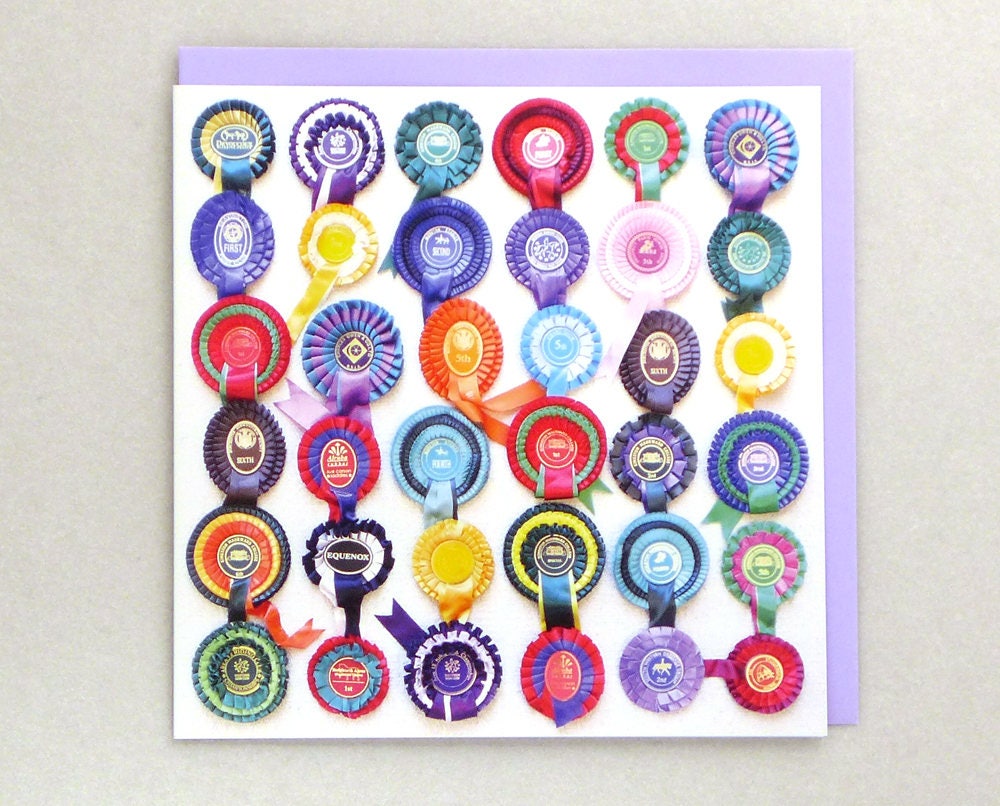Well Done Card Rosettes | Etsy