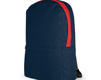 Blue Laptop Backpack, Blue Backpack, Canvas Backpack, Monster Backpack ...