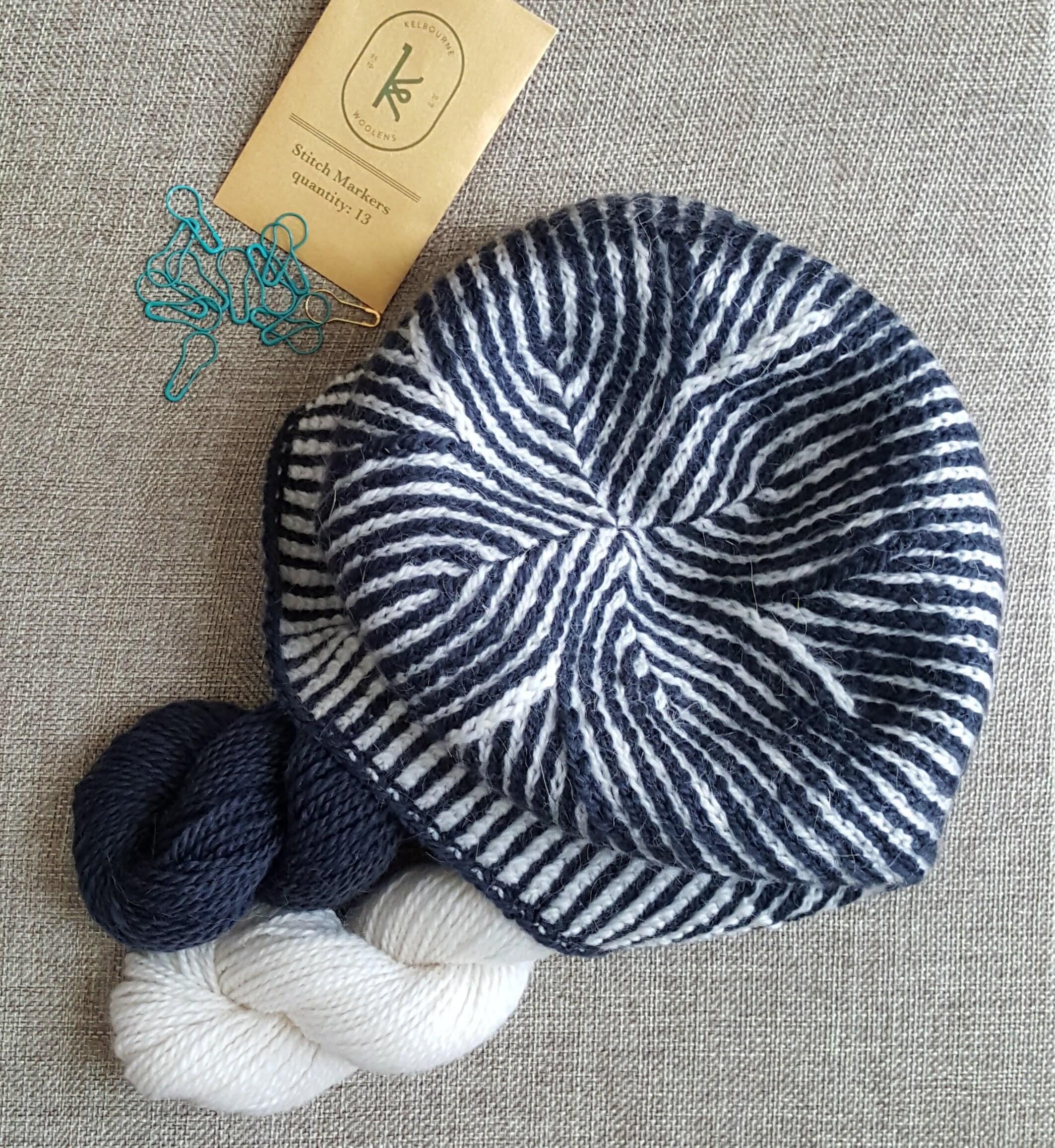 Knitting Kit for Fair Isle Stranded Colorwork Woolen Winter Hat ...