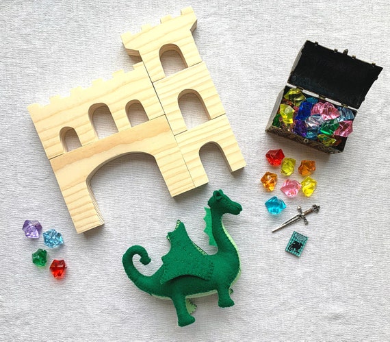 Fairy Felt Dragon Sewing Pattern DIY Medieval Pretend Play - Etsy