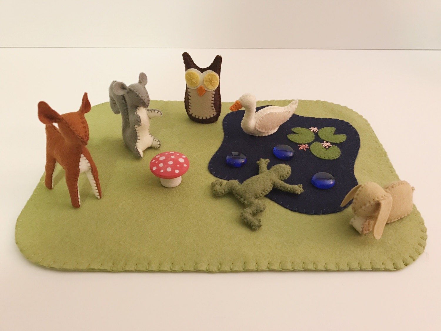 Tiny Felt Animals Sewing Pattern || DIY Miniature Woodland Animals - Etsy