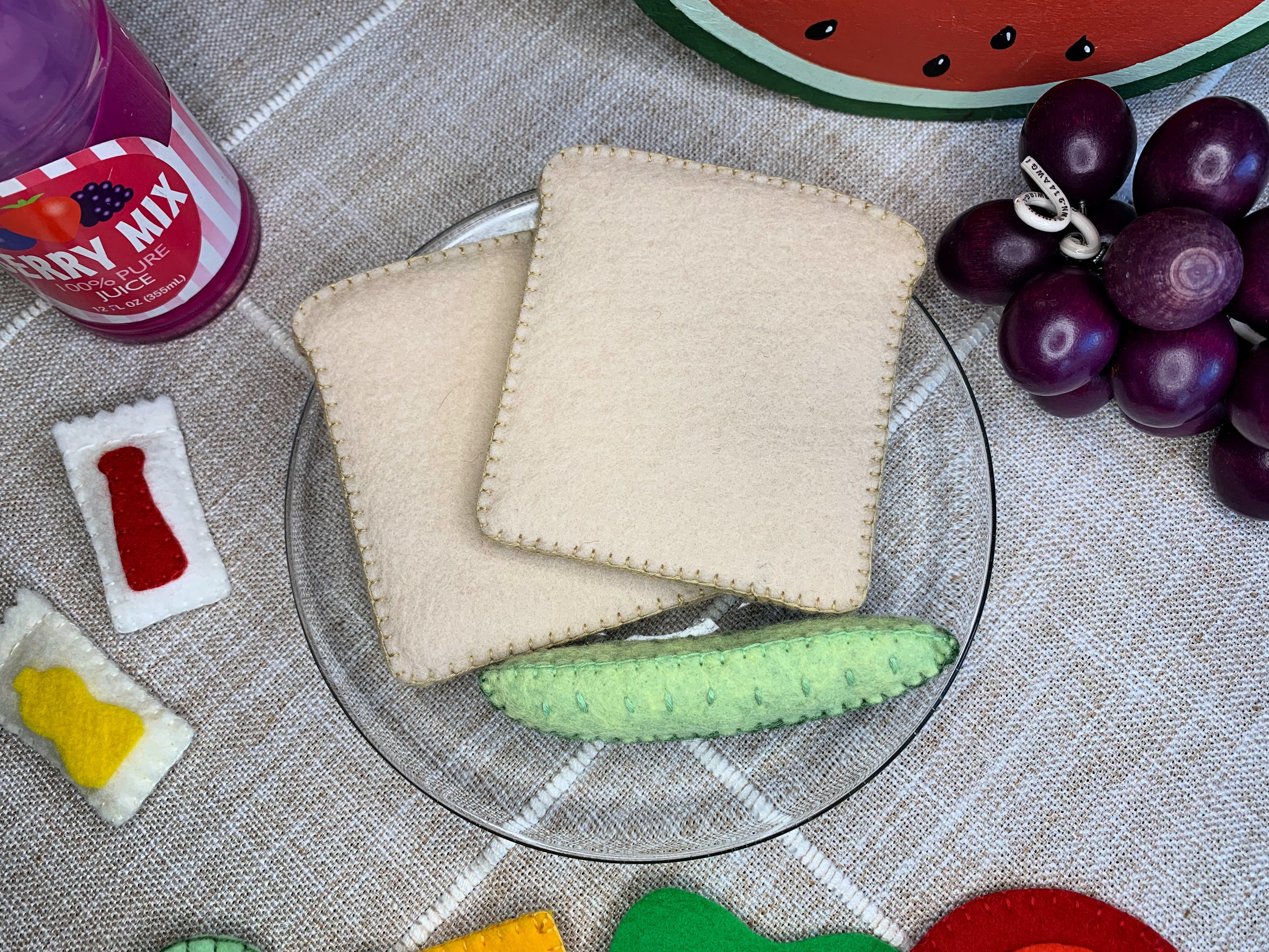 Felt Sandwich Pretend Play Kitchen Restaurant Tea Party Food - Etsy