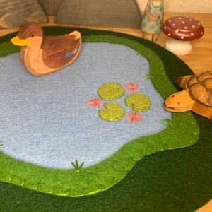 Felt Pond Scene, Pretend Play, Nature Study - Etsy