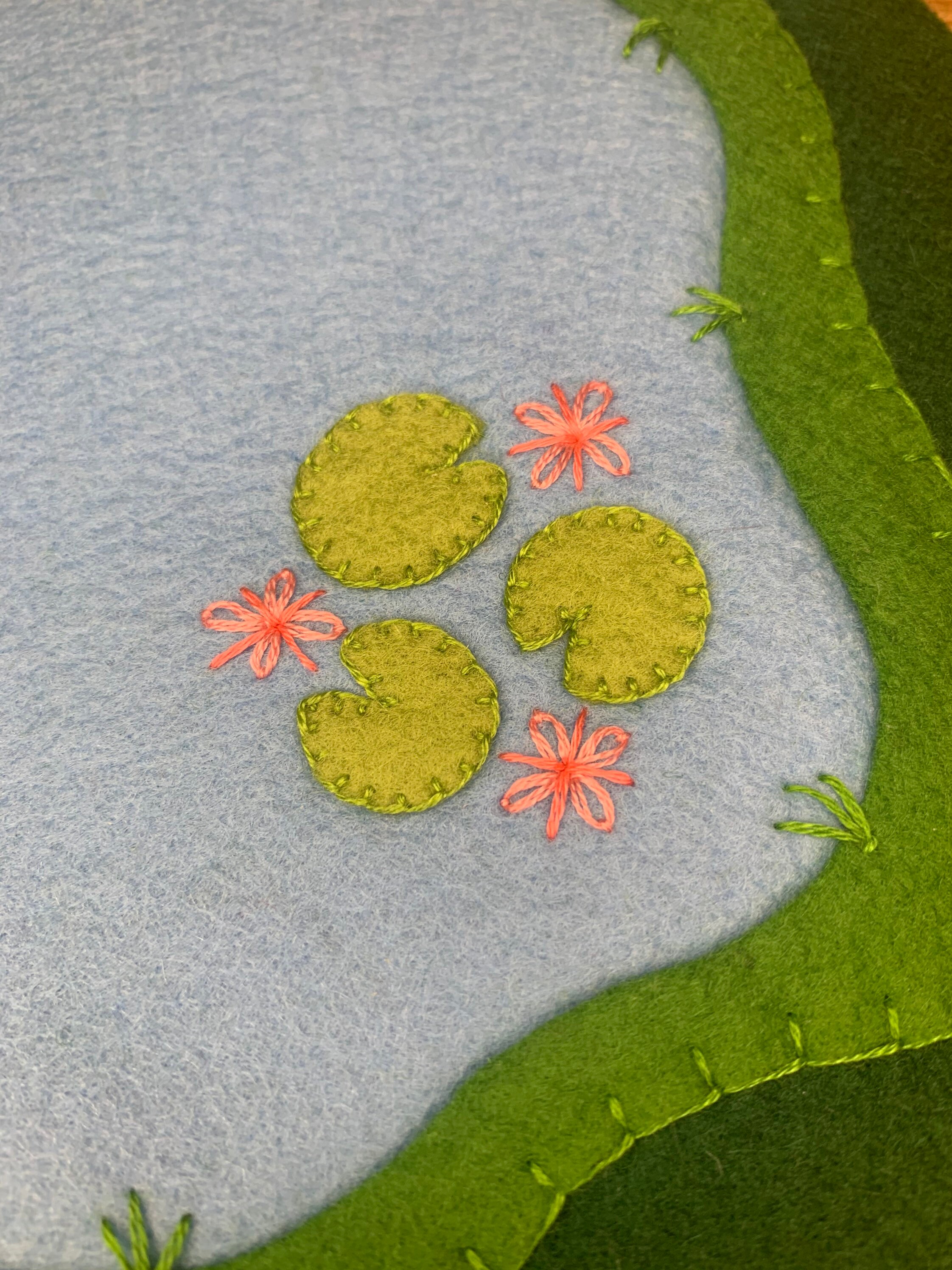 Felt Pond Scene, Pretend Play, Nature Study - Etsy