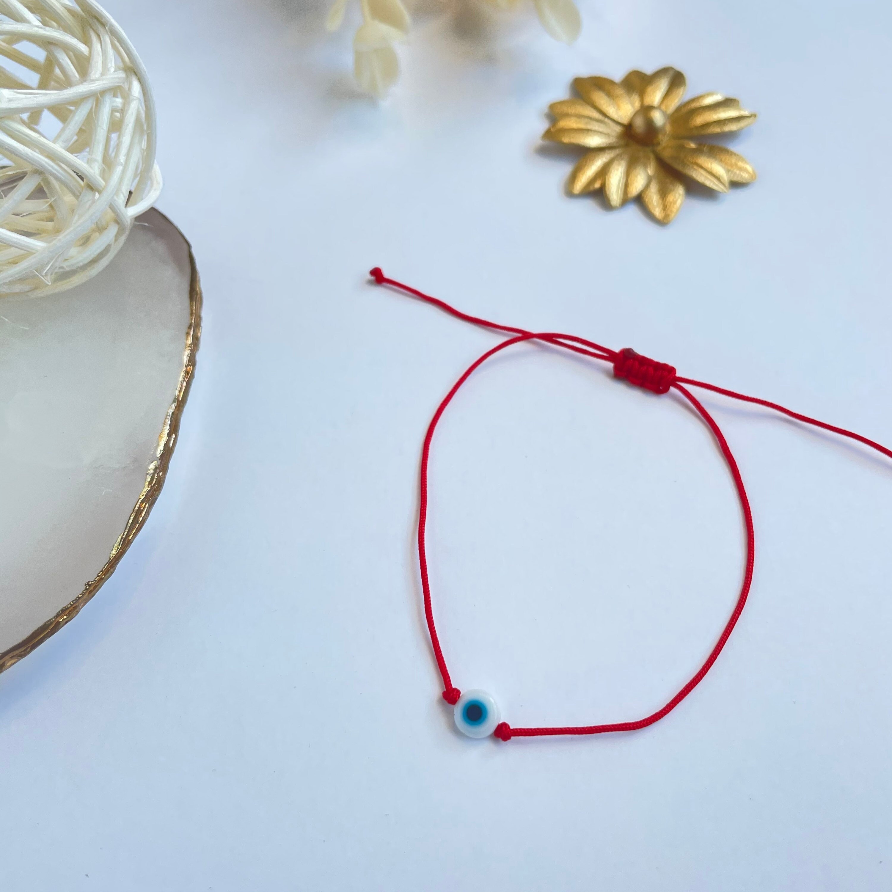 Evil Eye Red String Bracelet Evil Eye Bracelet Protection | Etsy