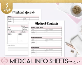 Medical binder | Etsy