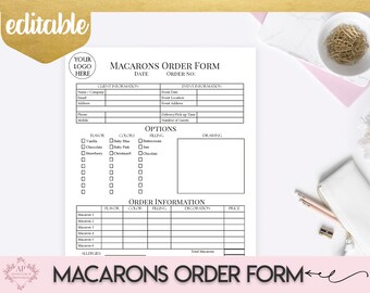 Bakery Order Form - Etsy