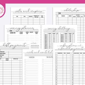 Student Finance Planner, Student Planner, Student Money Management - Etsy