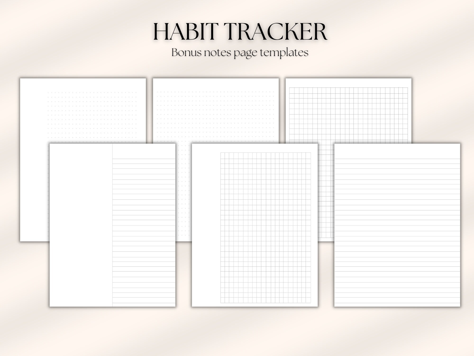 Everyday Habit Tracker for iPad and Tablet, Routine Tracker, Motivation ...