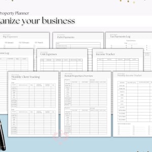 Rental Property Owner Management Kit, Rental Owner Printable Business ...