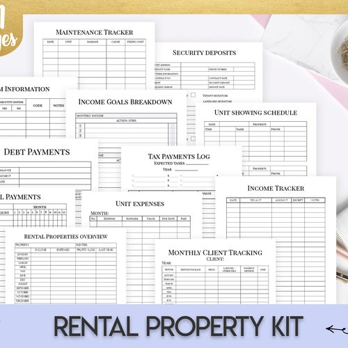 Rental Property Owner Management Kit Rental Owner Printable | Etsy