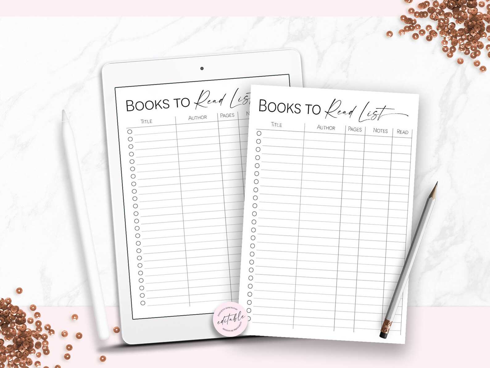 Books to Read and Reading Progress Tracker Books Tracker | Etsy