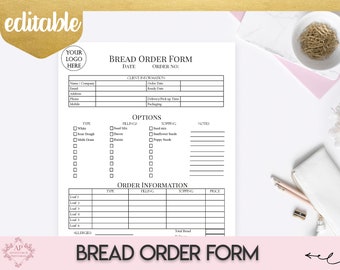 Bread Order Form - Etsy
