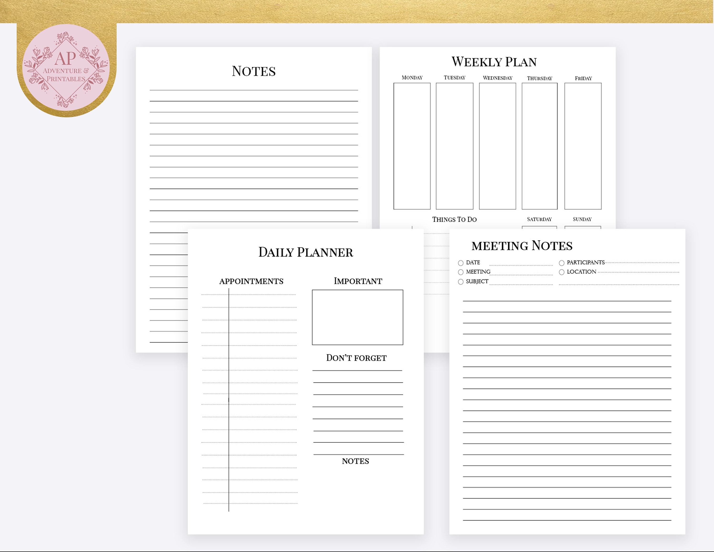 Career Planner Job Planning Insert Dream Job Application - Etsy