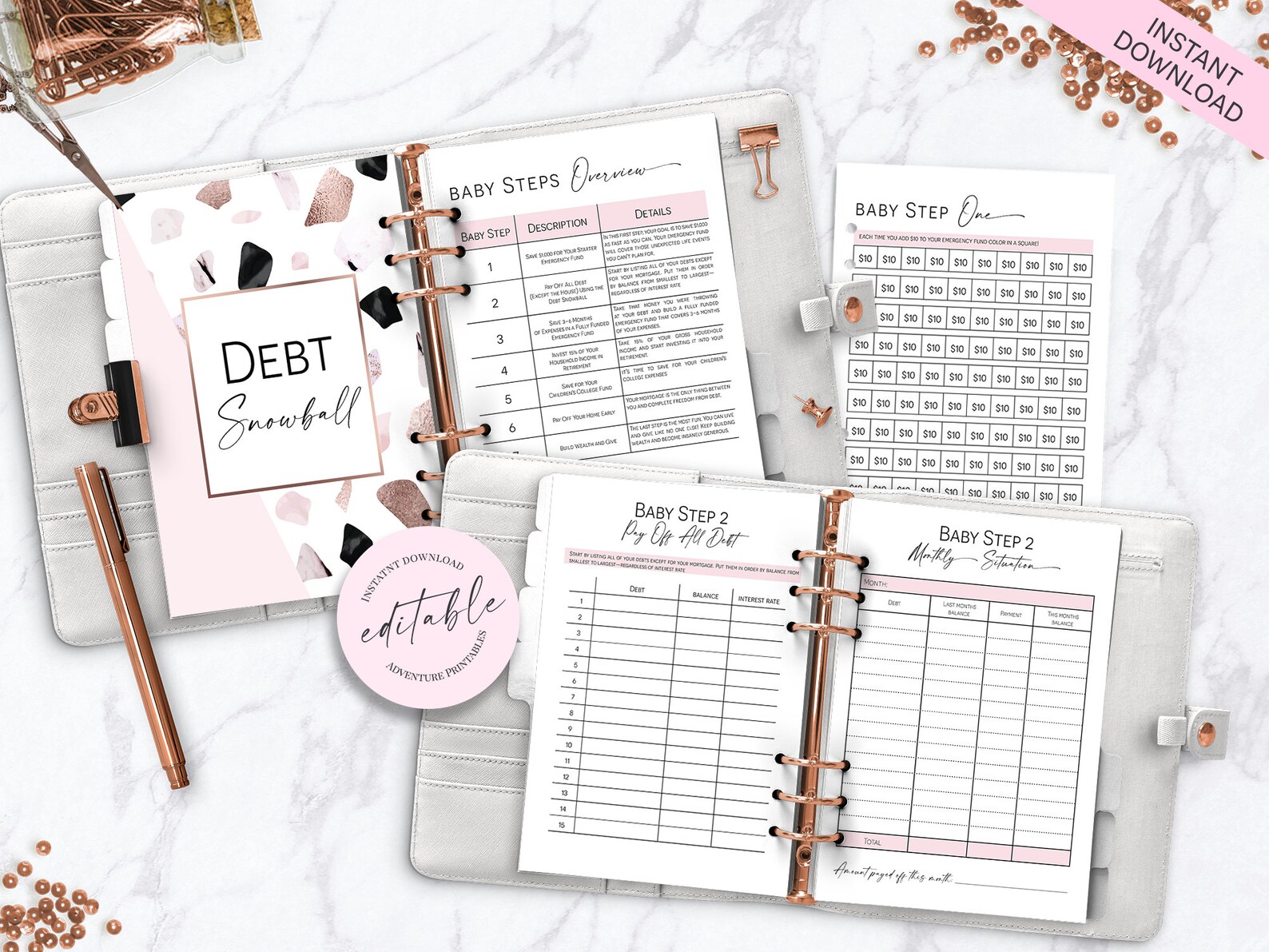 Personal Finance Happy Planner Printable Insert, Finance Planner ...
