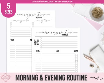 Evening Routine Guide - Etsy