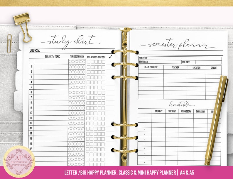 Student Exam Prep Kit Student Study Planner Learning - Etsy