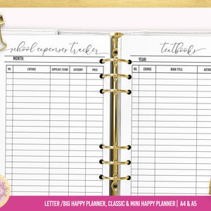 Student Finance Planner, Student Planner, Student Money Management - Etsy