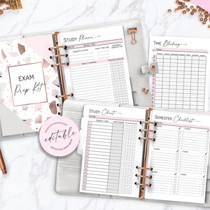 Student Exam Prep Kit, Student Study Planner, Learning Planner, Collage ...