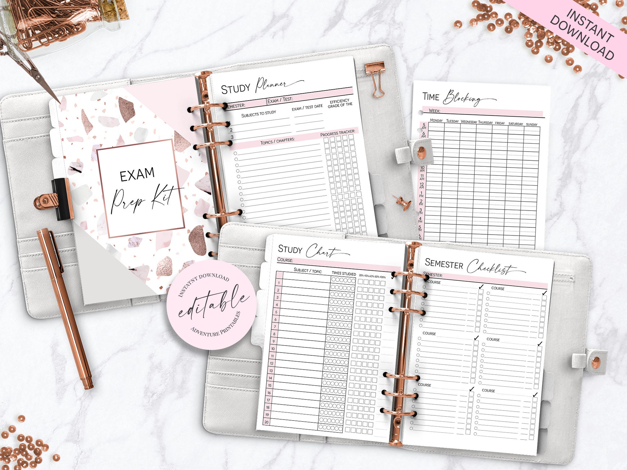 Student Exam Prep Kit Student Study Planner Learning - Etsy