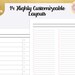 Essential Lists Printable Planner Pages Blank Lists Planner - Etsy