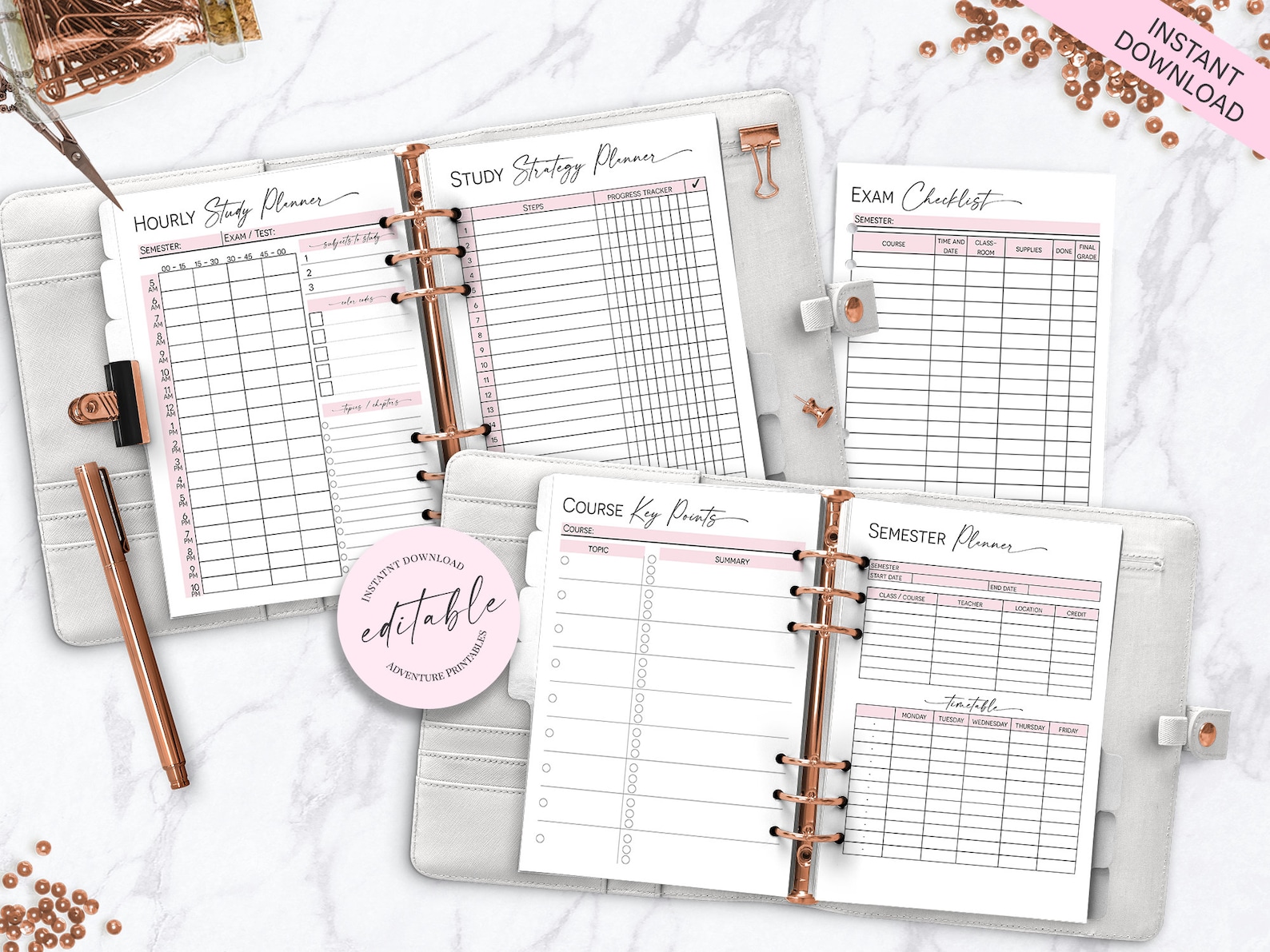 Student Exam Prep Kit Student Study Planner Learning - Etsy Hong Kong