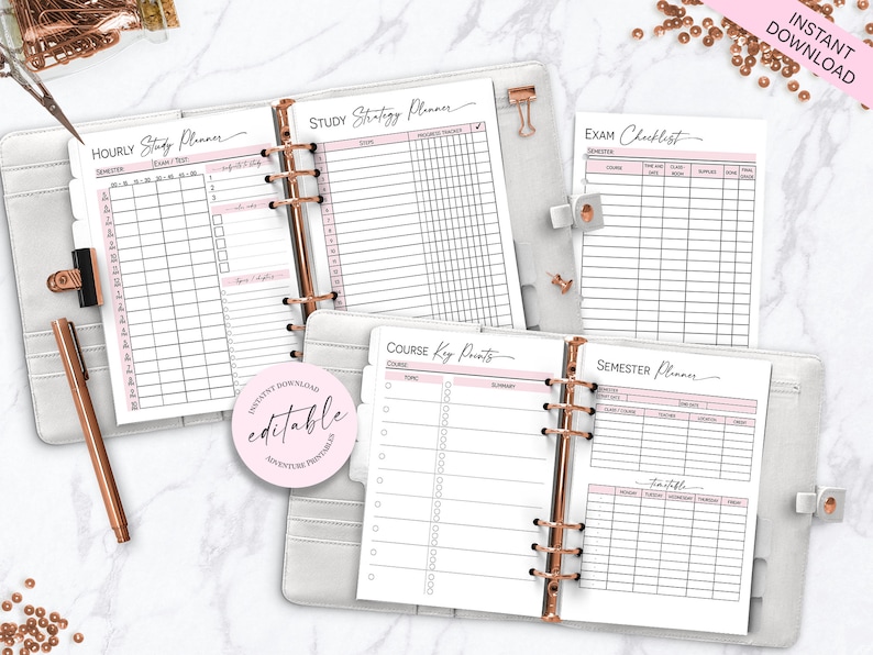 Student Exam Prep Kit Student Study Planner Learning - Etsy Hong Kong